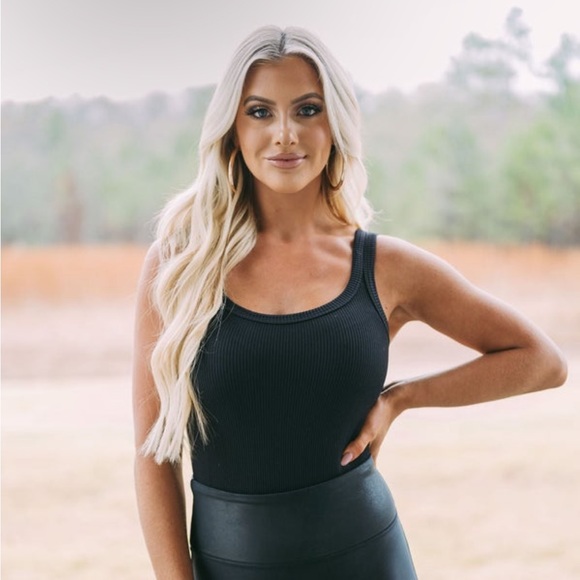 These Three | Tops | These Three Boutique Savannah Black Bodysuit ...